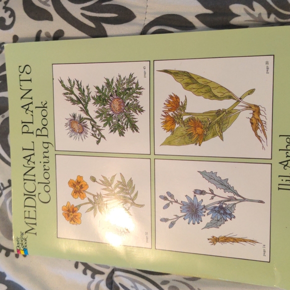Dover Coloring B | Art | Medicinal Plants Botanical Coloring Book ...